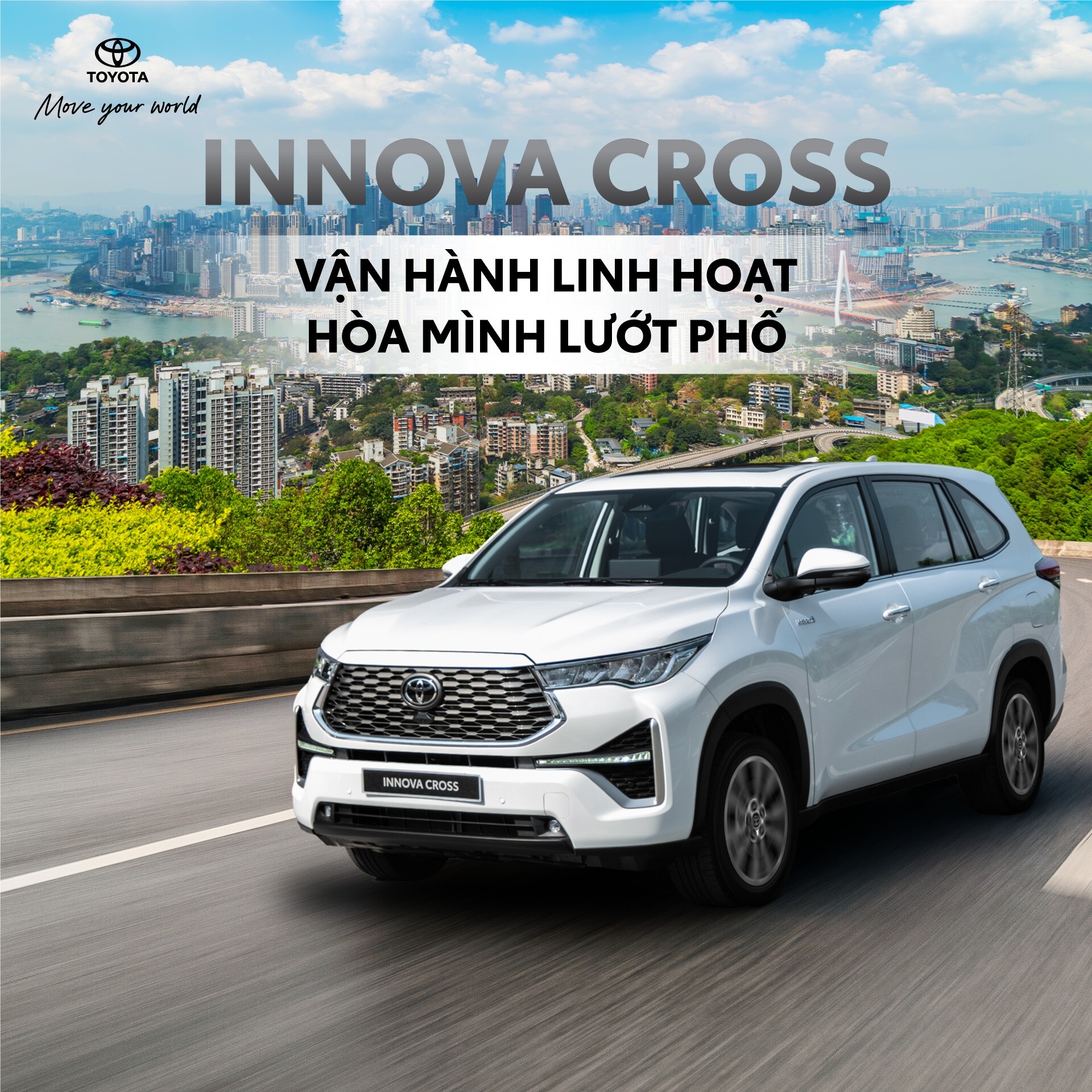 INNOVA CROSS: VẬN HÀNH LINH HOẠT - HÒA MÌNH LƯỚT PHỐ - Toyota Vũng Tàu